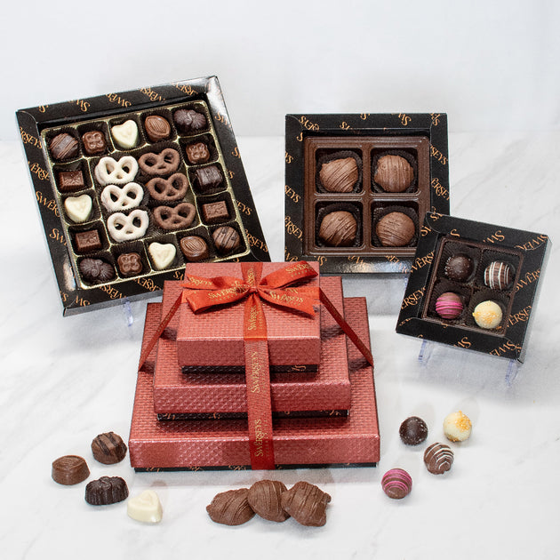 3 Tier Executive Indulgence Kosher Chocolate Gift Tower – Gourmet ...