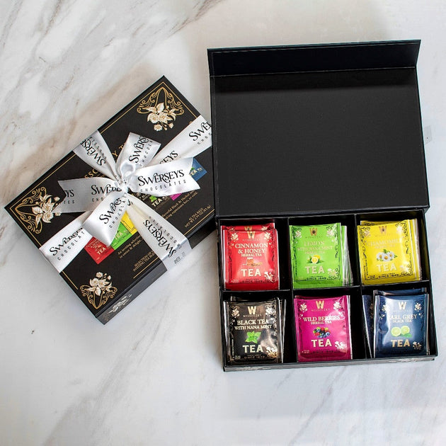 Rosh Hashanah Elegant Tea Gourmet Gift Box Set – Gourmet Kosher Gift ...